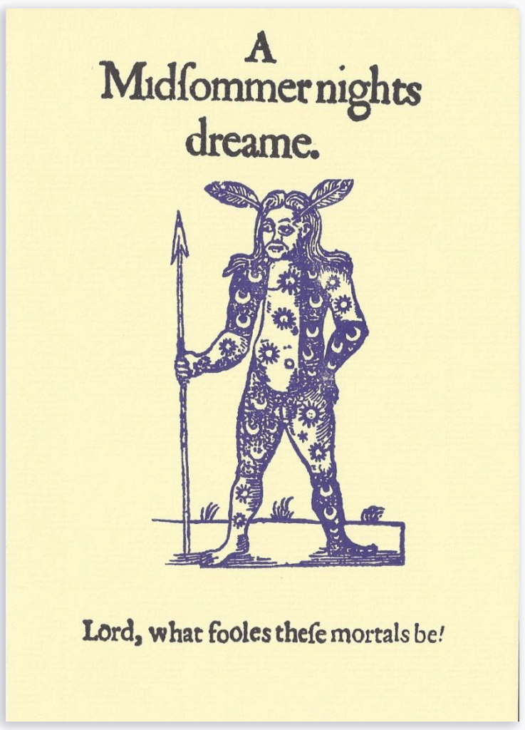 A Midsummer Nights Dream Archives - First Folio Cards