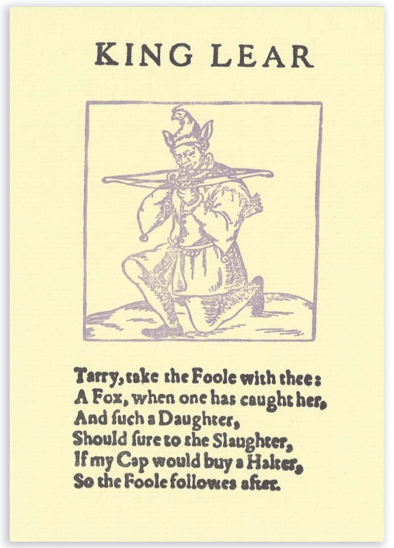 Shakespeare Postcards - First Folio Cards