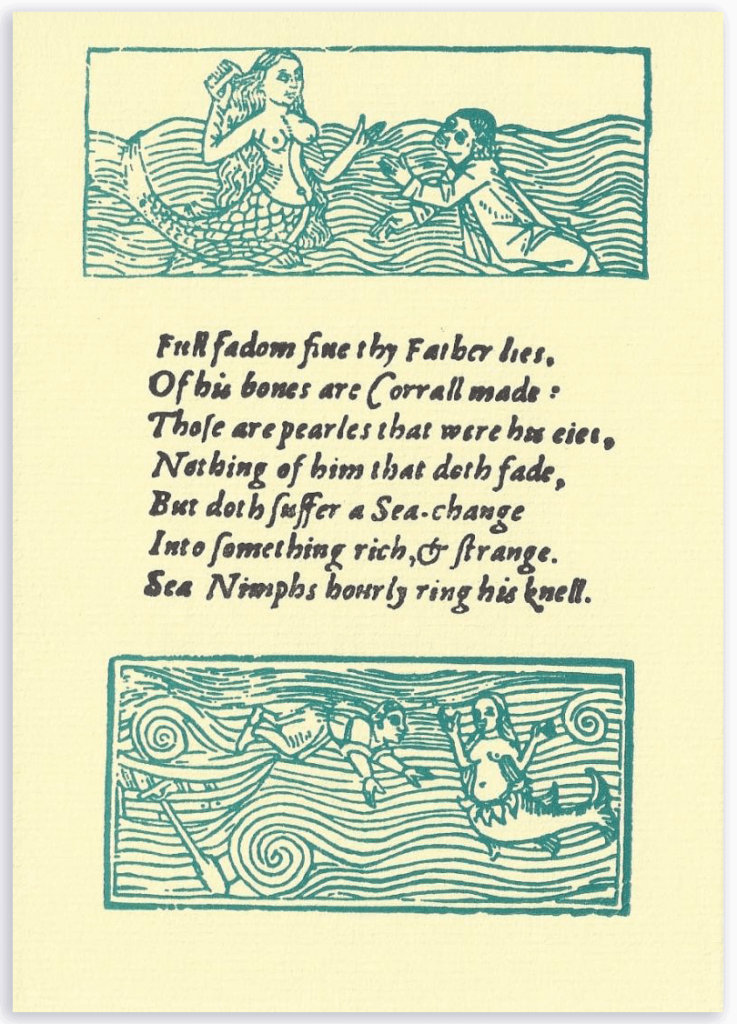 Full fathom five - First Folio Cards