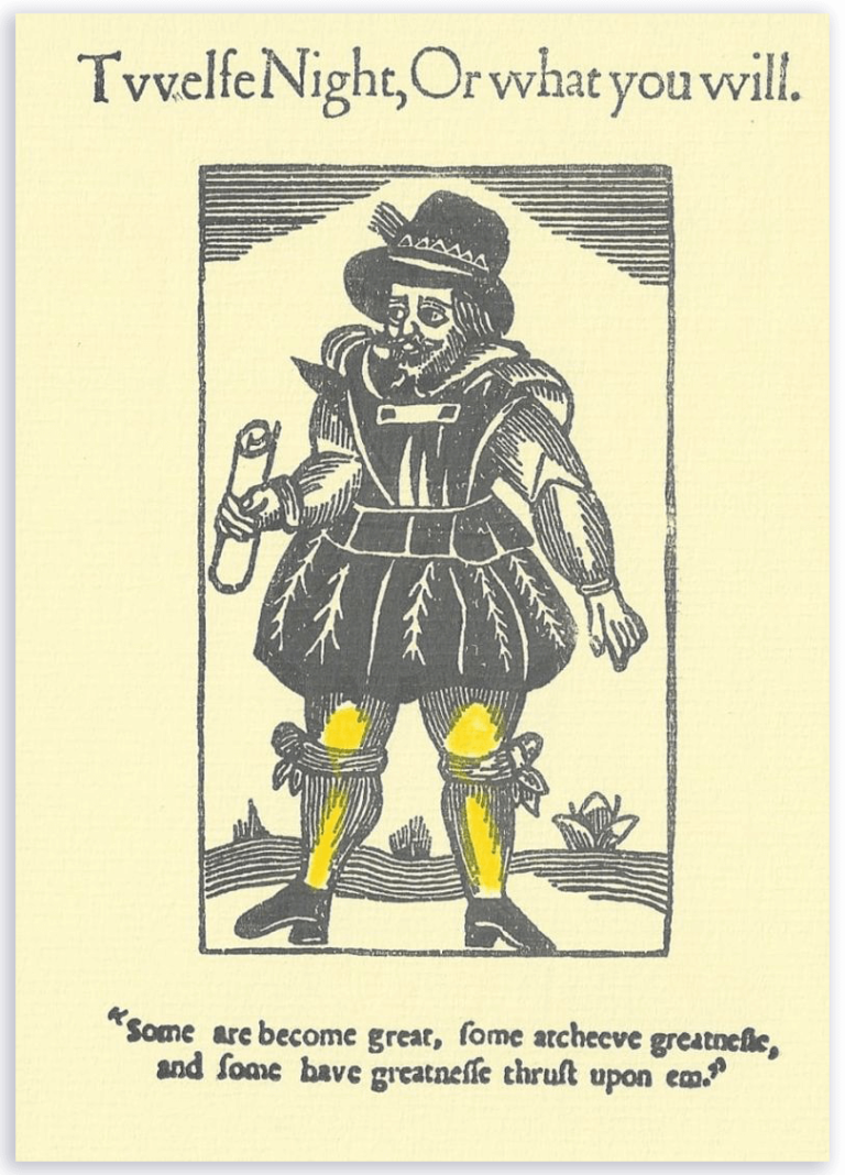 Twelfth Night 100 - First Folio Cards