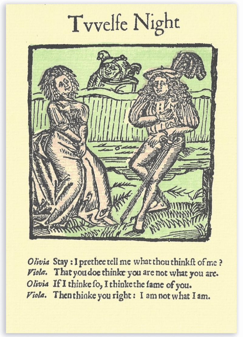 Twelfth Night 110 - First Folio Cards